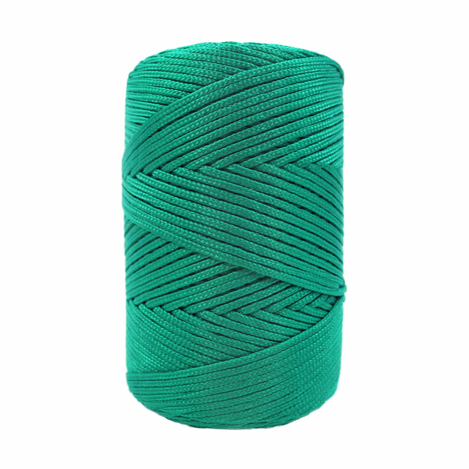 3.5mm Green White Braided Polypropylene Cord (2kg) | Buy Rope