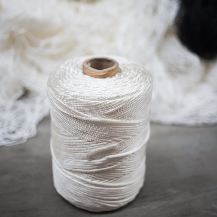 6mm White Braided Nylon Paracord (2kg) | Buy Rope