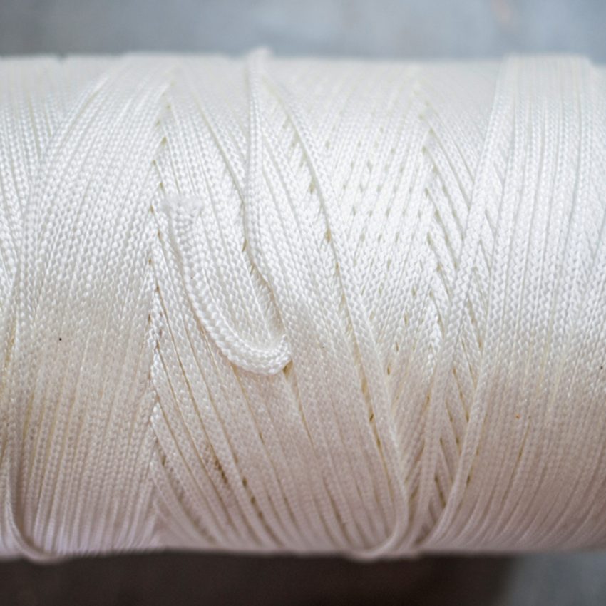 1.5mm White Braided Nylon Paracord (1kg) | Buy Rope
