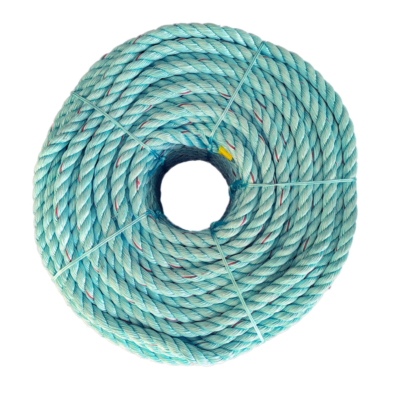 32mm Green with Red Flecks Polysteel Rope (220m Coil) | Buy Rope