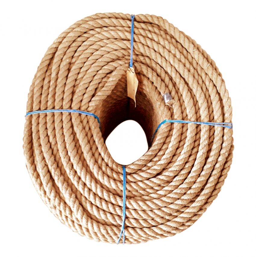 12mm Natural Flax Hemp Rope (220m Coil) | Buy Rope