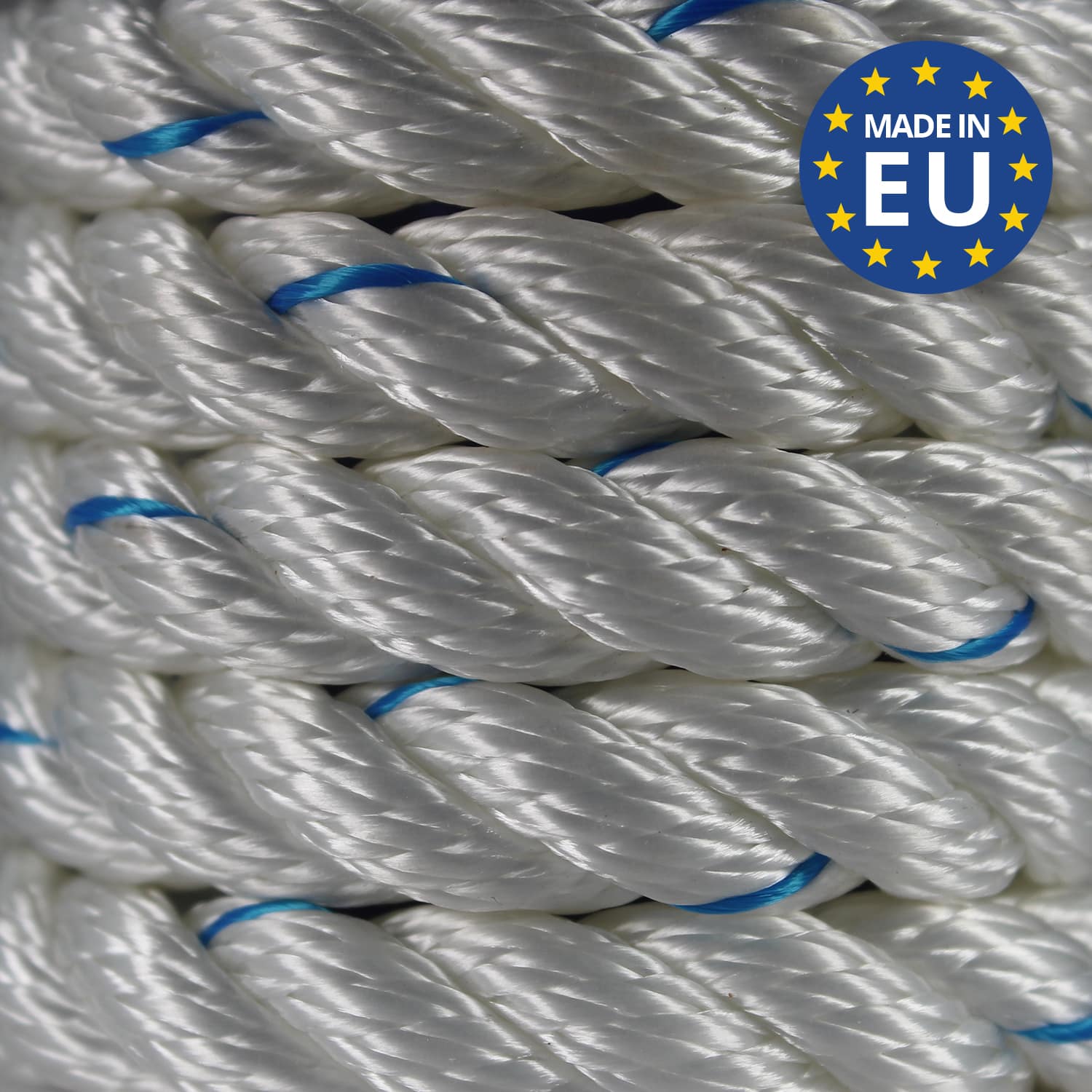 12mm White Polyester Rope (Sold by Metre) | Buy Rope