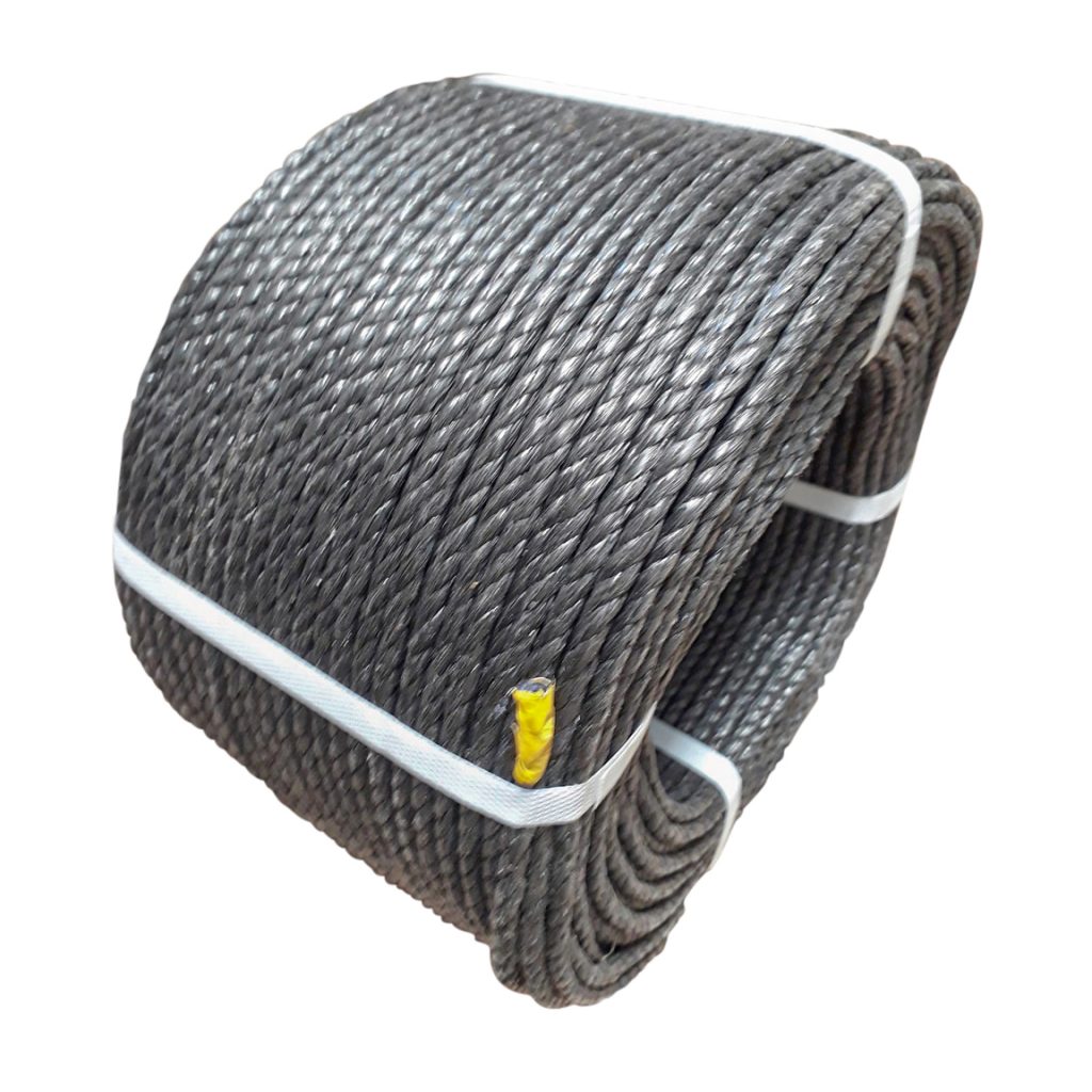 12mm Black Polypropylene Rope (220m Coil) | Buy Rope
