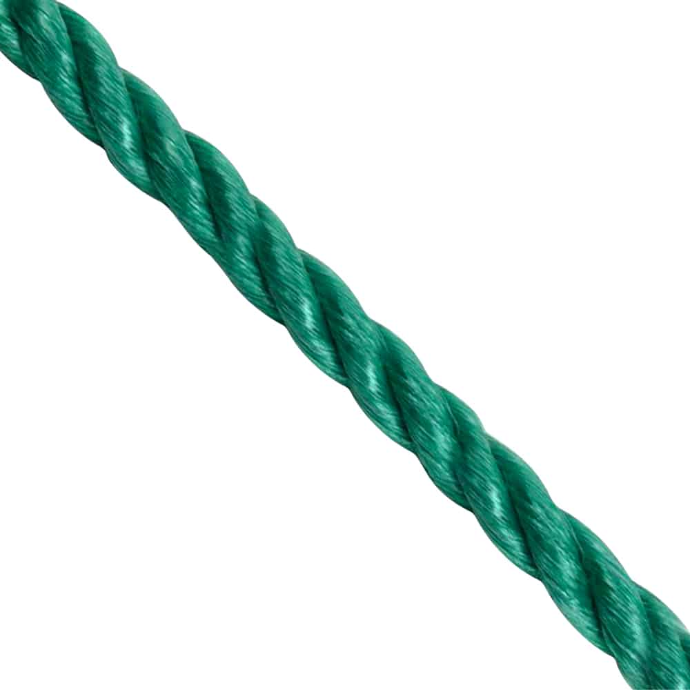 12mm Green Polypropylene Rope (Sold by Meter) | Buy Rope