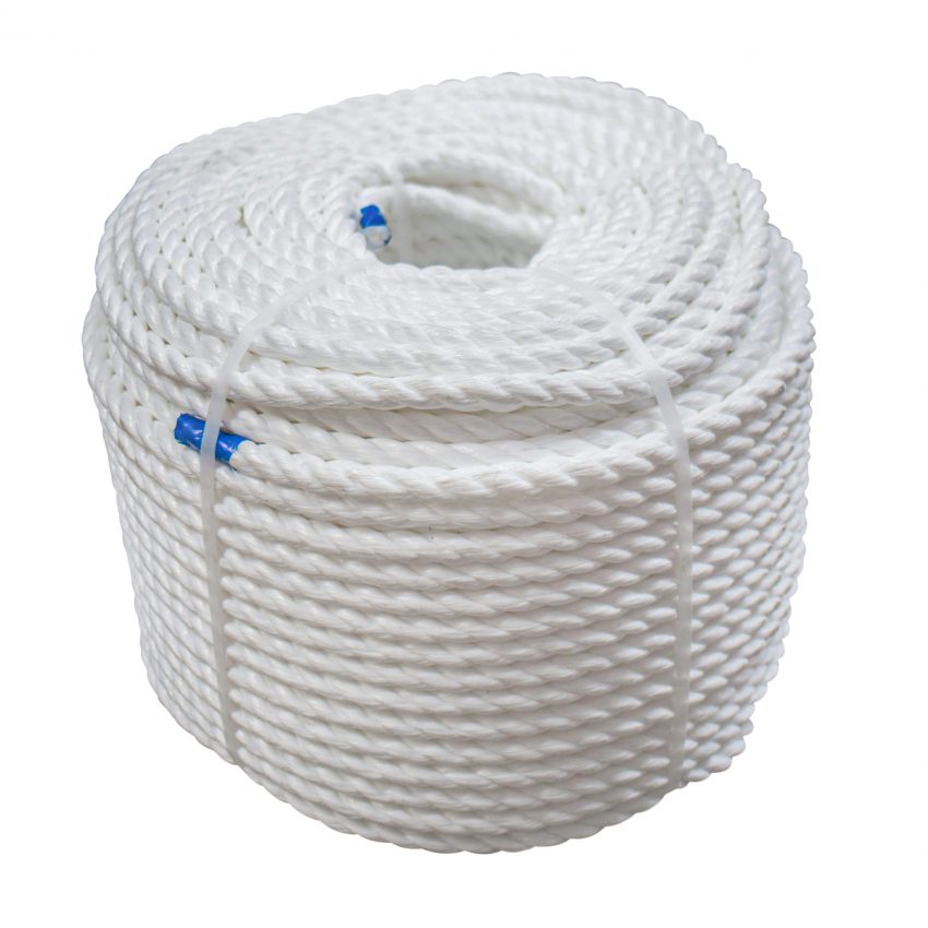 12mm White Polypropylene Rope (220m Coil) | Buy Rope