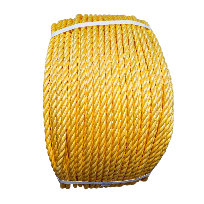 12mm Yellow Polypropylene Rope (220m Coil) | Buy Rope