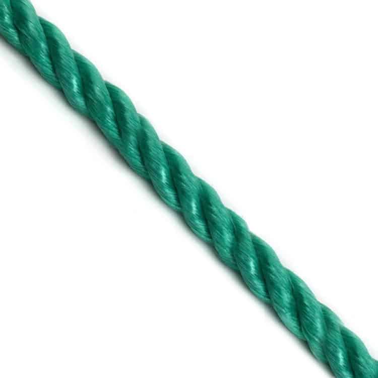 10mm Green Polypropylene Rope (Sold by Meter) | Buy Rope