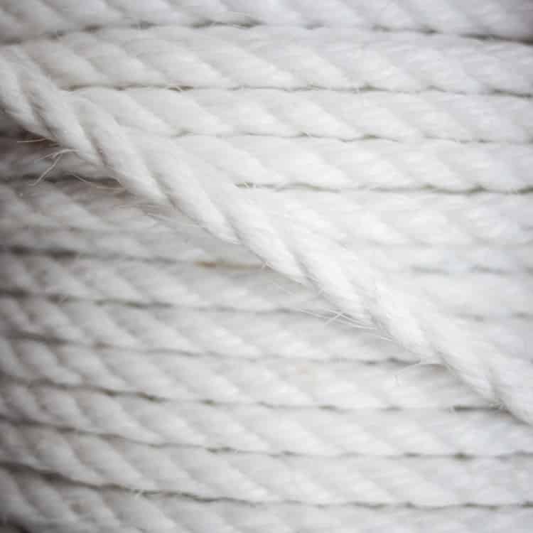 White Staple Spun Rope (NEXT DAY DELIVERY) | Buy Rope