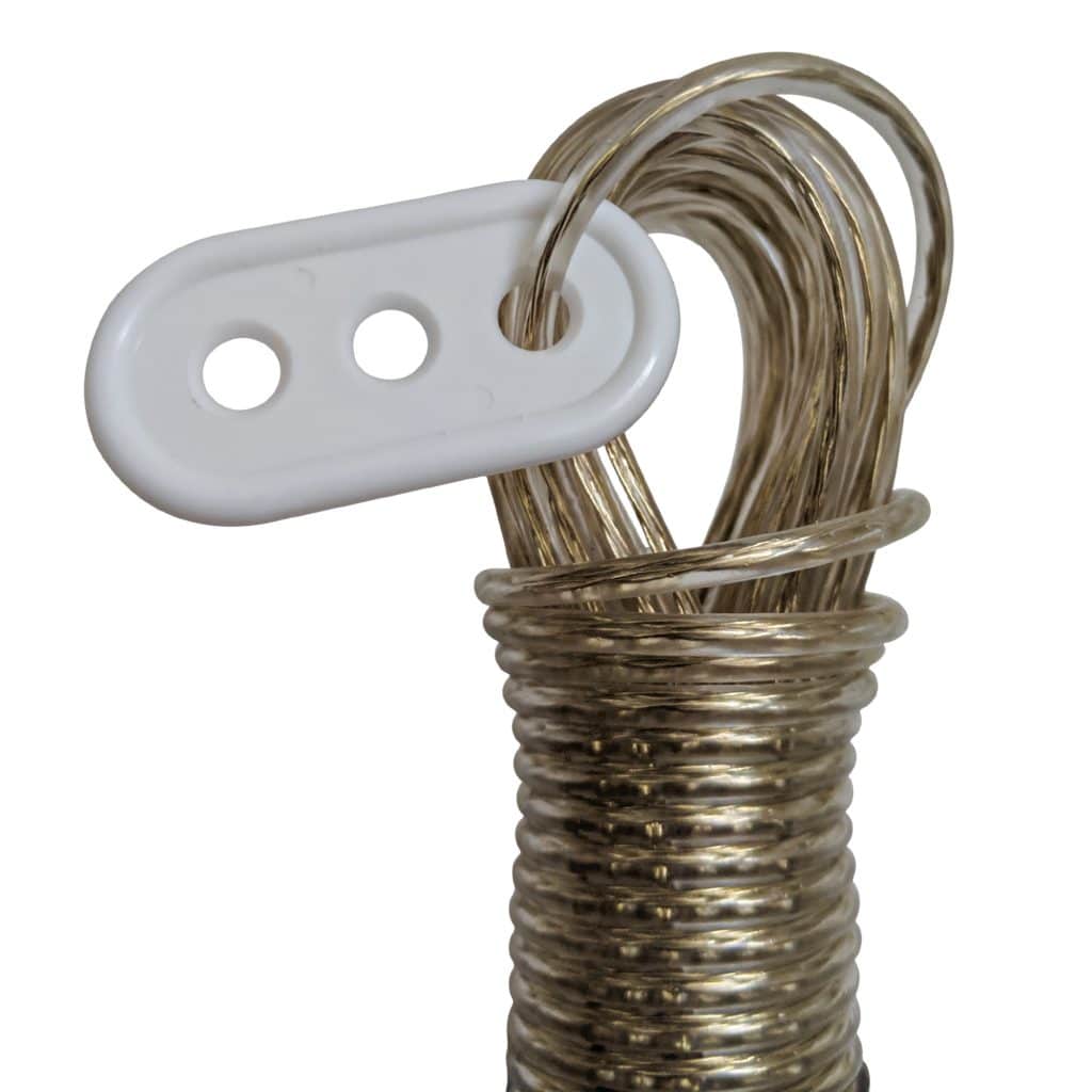 Silver PVC Coated Wire Washing Line (15m Long) | Buy Rope