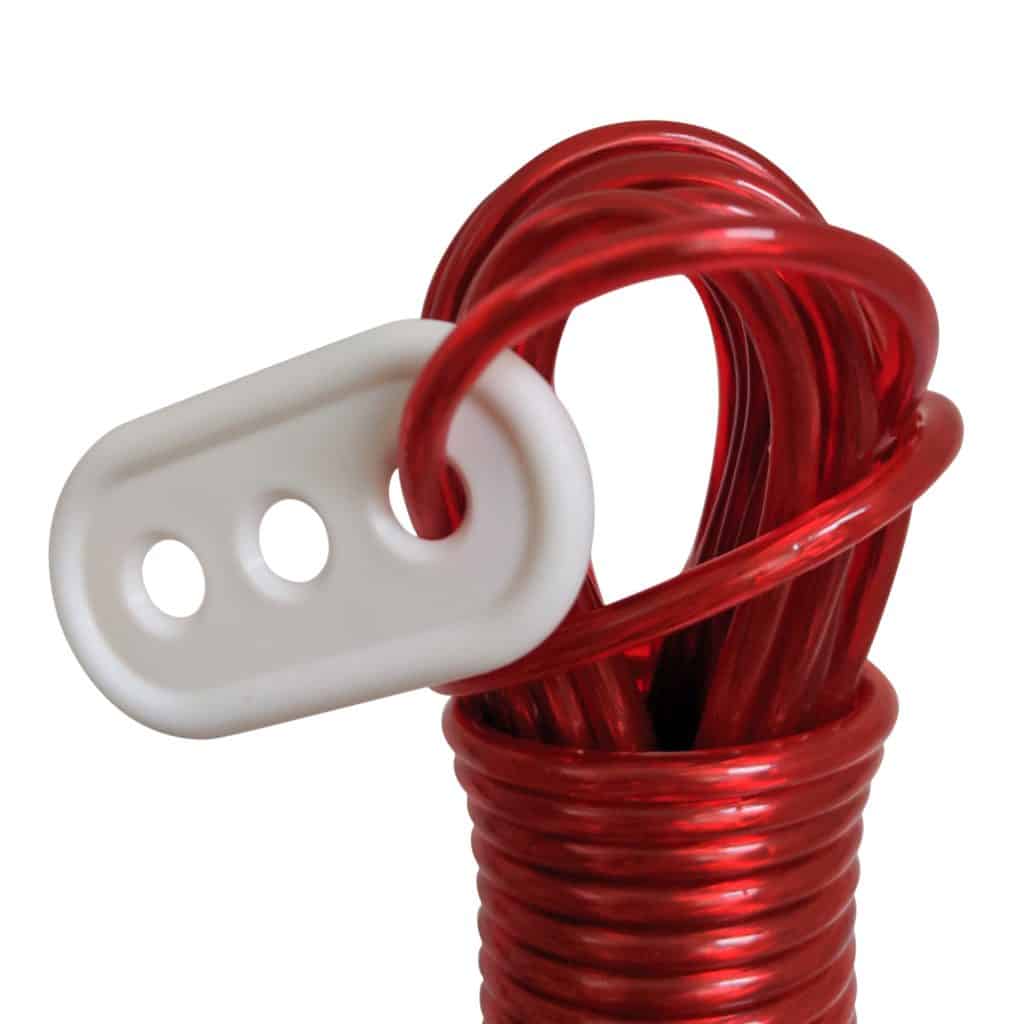 Red PVC Coated Wire Washing Line (15m Long) | Buy Rope