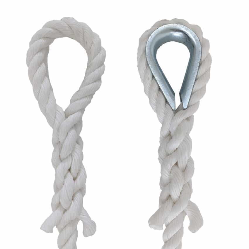 White Staple Spun Rope (NEXT DAY DELIVERY) | Buy Rope