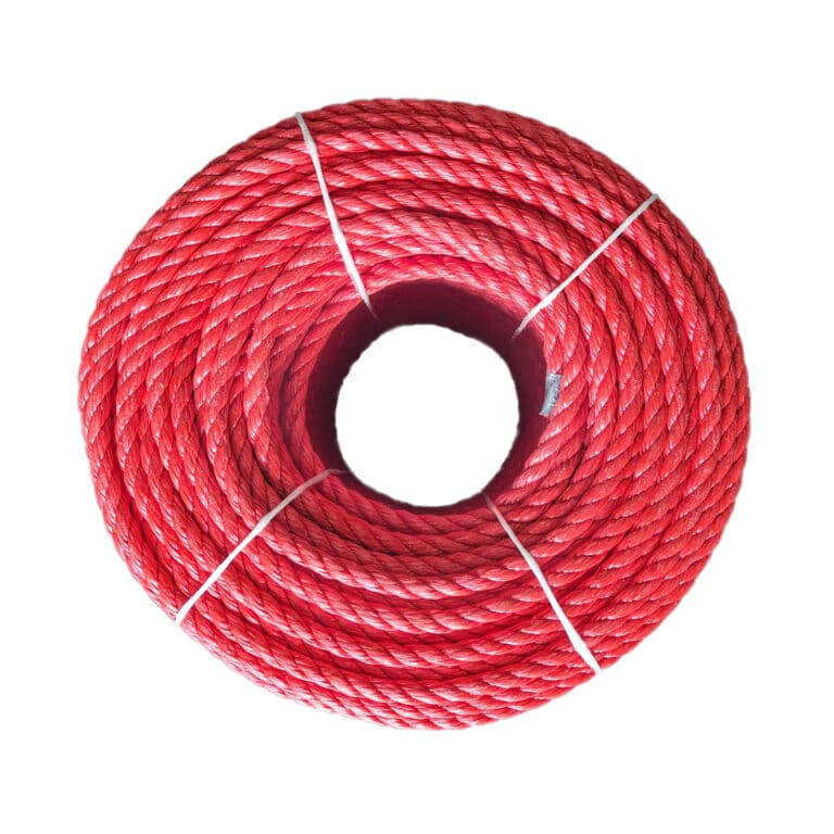 12mm Red Polypropylene Rope (220m Coil) | Buy Rope